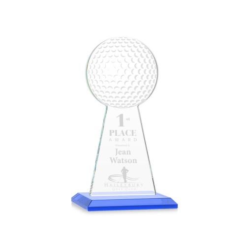 Edenwood Golf Sky Blue Towers Crystal Trophy TFY-AWS4501-GS