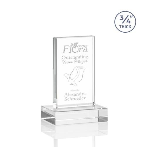 Cartwright Clear Rectangle Crystal Trophy TFY-OPT2441