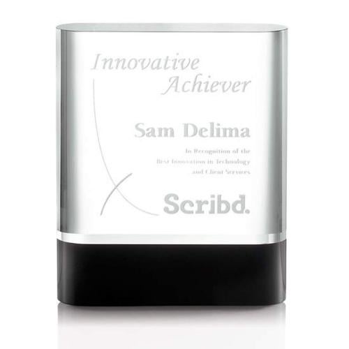 Allred Rectangle Crystal Trophy TFY-OPT8801 | Crystal Trophies