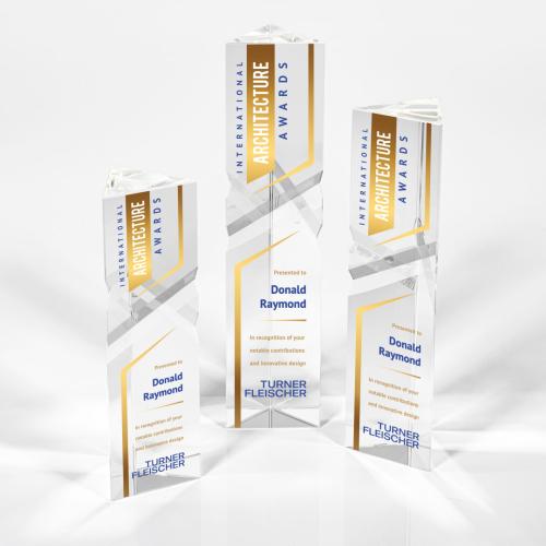 Groves Full Color Towers Crystal Trophy TFY-OPV1221