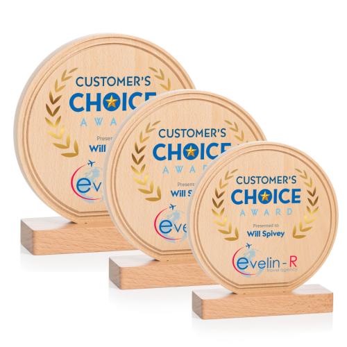 Mulock Full Color Circle Trophy TFY-AWDV6731 | Custom Trophies