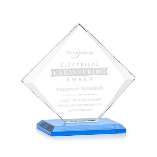 Latham Sky Blue Crystal Trophy TFY-AWS8401-S | Trophy