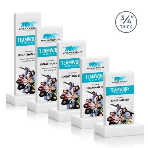 Cartwright Full Color Fagan Rectangle Crystal Trophy